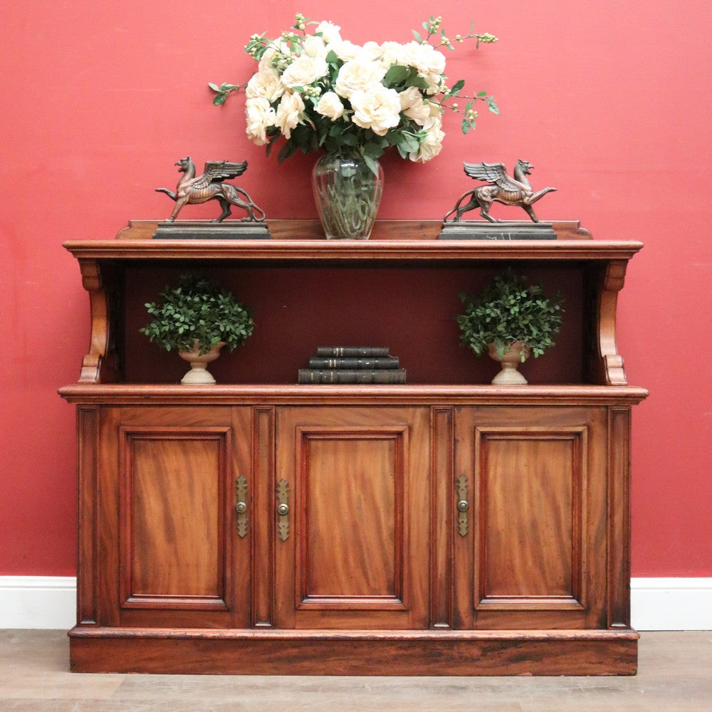 x SOLD Antique English Sideboard or Dumb Waiter / Servery in Mahogany ...